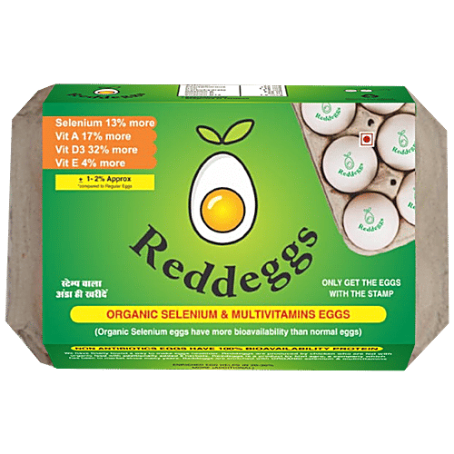 Buy Reddeggs Organic Selenium Eggs - No Antibiotics/Hormones/Synthetic ...