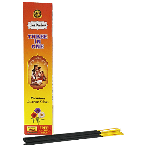 Buy Hari Darshan 3 In 1 Premium Incense Sticks/Agarbatti - Provides ...