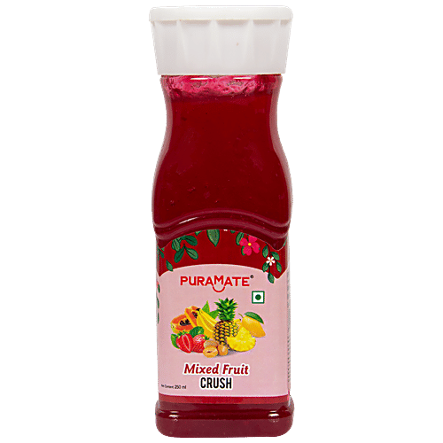 Buy Puramate Mixed Fruit Crush For Perfect Drink - 100% Vegetarian ...