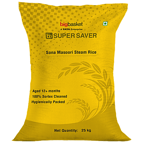 Buy bb SUPER SAVER Sona Masoori Steam Rice Online at Best Price of Rs ...