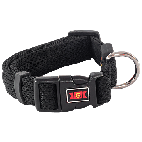 Buy GLENAND Mesh Collar Dca201 - S, Soft Nylon Cloth, Black Online at ...