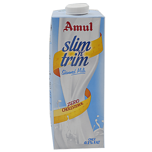 Buy Amul Slim 'n' Trim UHT Sterilized Skimmed Milk Online at Best Price of Rs null - bigbasket