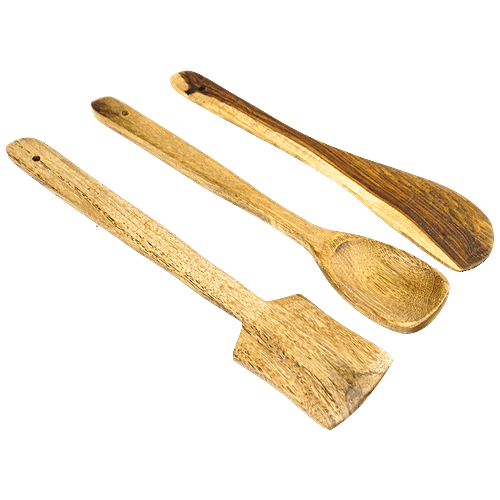 Buy OGGN White Shisham Cutlery Set - Durable & Sturdy Online at Best ...