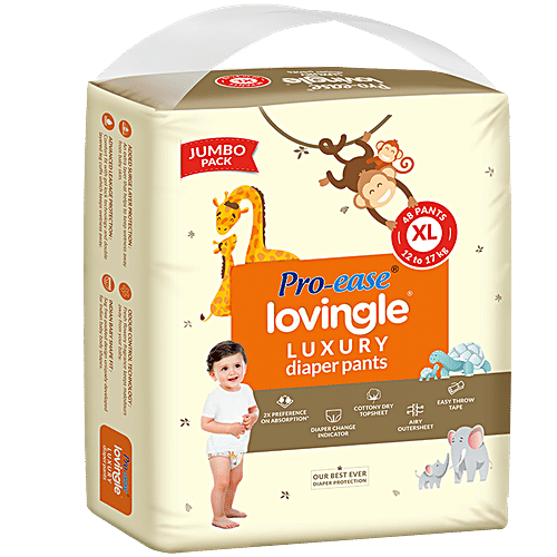 Buy Pro-Ease Lovingle Luxury Diaper Pants - XL Online at Best Price of ...