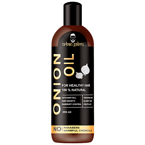 Buy urban gabru Onion Oil - 100% Natural, For Hair Regrowth, Thickens ...