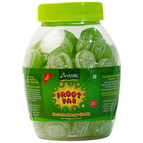 Buy CandyVille Froot Fab Flavoured Candy - Kachcha Mango, Refreshing ...