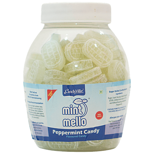 Buy CandyVille Mint Mello Flavoured Candy - Peppermint, Refreshing ...