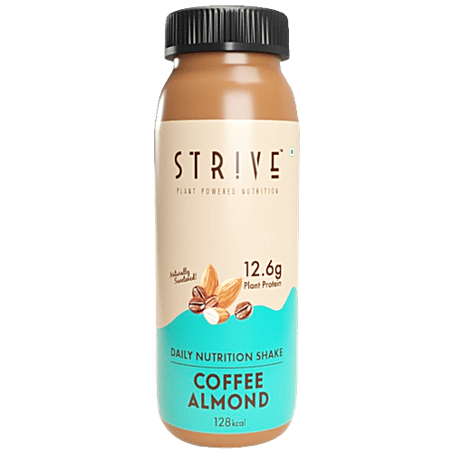 Buy Strive Plant Protein Shake - Coffee Almond, Vegan, Dairy Free ...