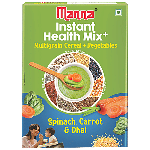 Buy Manna Instant Health Mix+ - Multigrain Cereal & Vegetables, Ready ...