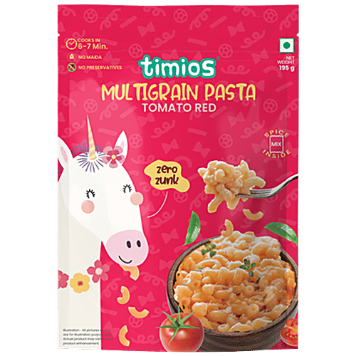 Buy Timios Multigrain Pasta - Tomato Red, No-Maida Online at Best Price of Rs 93.44 - bigbasket
