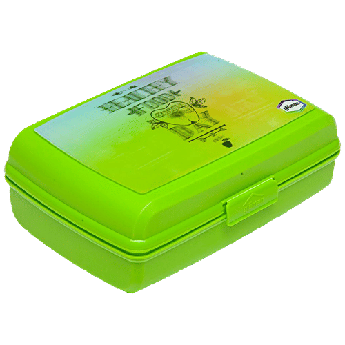 Buy Gluman Flip Lunch Box Generic - Plastic, Durable, Leak Proof, Green ...