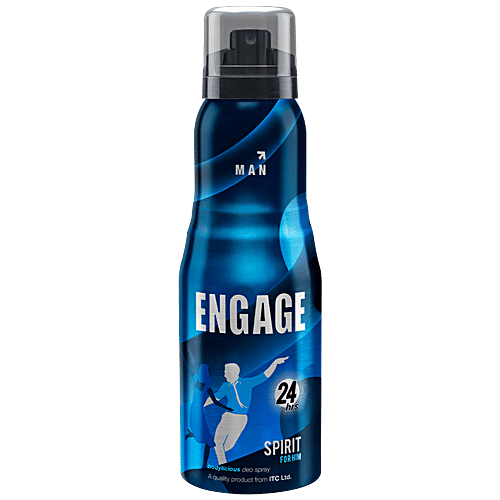 Buy Engage Spirit Bodylicious Deo Spray For Him - Fougere Aromatic ...