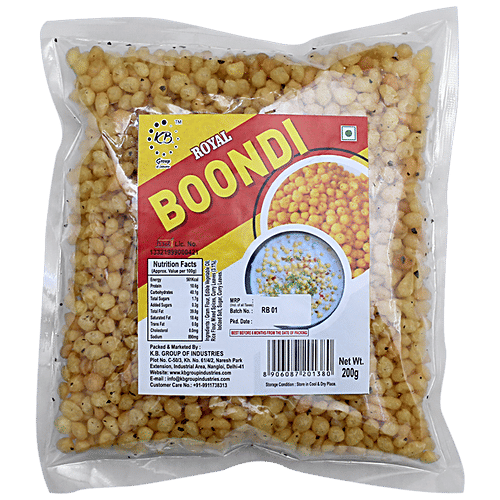 Buy Royal Boondi - Traditional Indian Snack Online at Best Price of Rs ...