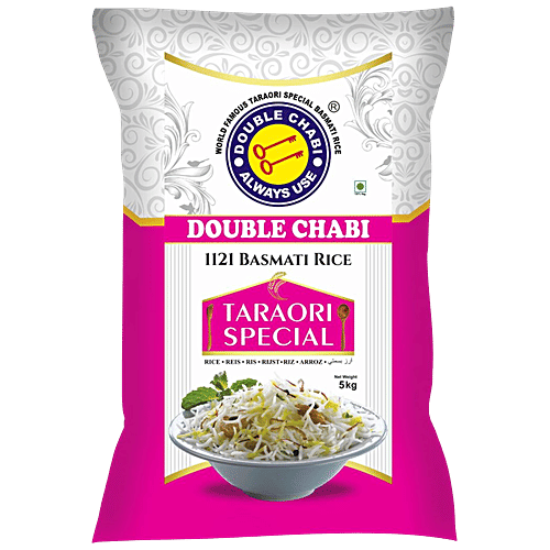 Buy DOUBLE CHABI 1121 Basmati Rice - Taraori Special Online at Best ...