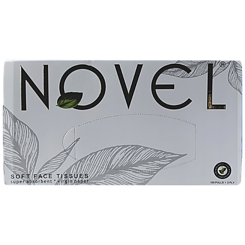 Buy Novel Soft Face Tissues - White, 2 Ply Online at Best Price of Rs ...