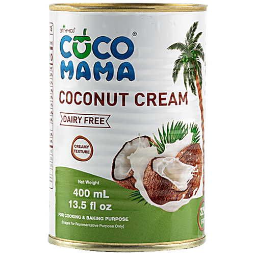 Buy Coco mama Coconut Cream - Thick, Creamy, Dairy Free, For Cooking ...