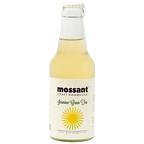 Buy Mossant Jasmine Green Tea Kombucha - Low Sugar, Non-Alcoholic ...