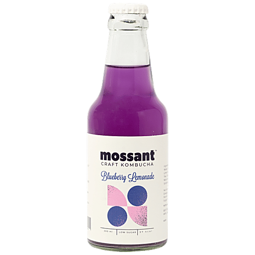 Buy Mossant Blueberry Lemonade Kombucha - Low Sugar, Non-Alcoholic ...