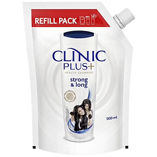 Buy Clinic Plus Strong & Long Shampoo Refill Online at Best Price of Rs ...