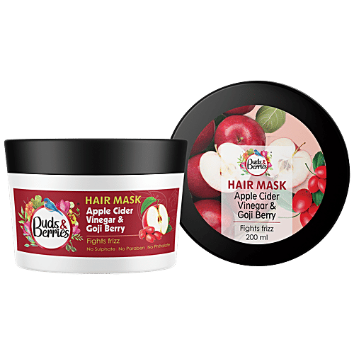 Buy Buds & Berries Anti-Frizz Hair Mask - Apple Cider Vinegar ...