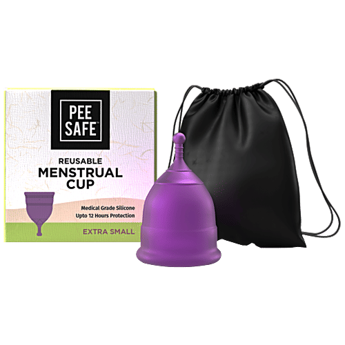 Buy Pee Safe Reusable Menstrual Cup - Made With Medical Grade Silicone ...