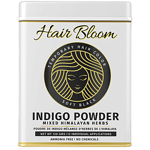 Buy Pride Of India Hair Bloom - Herbal Indigo Hair Powder with Mixed ...