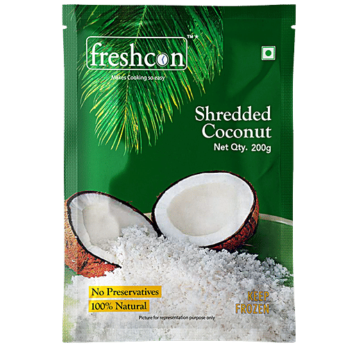 Buy Freshcon Shredded Coconut - 100% Natural, No Preservatives Online ...
