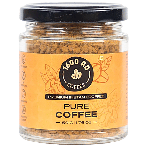 Buy 1600 AD Coffee Instant Pure Coffee - Premium Online at Best Price ...