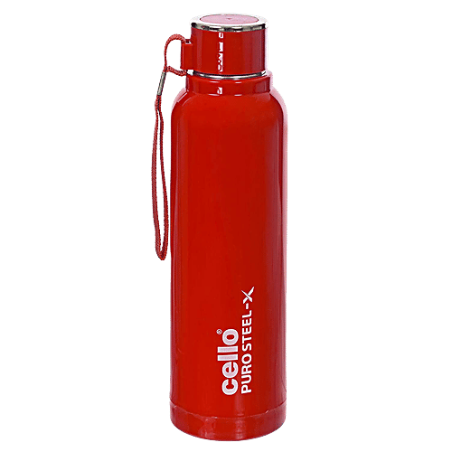 Buy Cello Puro Steel-X Benz 900 Insulated Bottle - With Stainless Steel ...