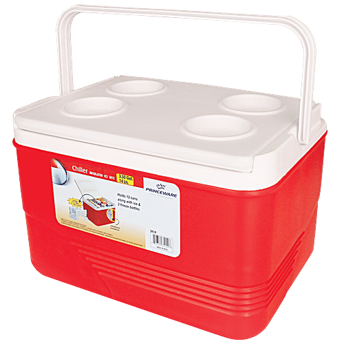 Buy Princeware Super Chiller Ice Box - Red, Durable, Easy Handy Online ...