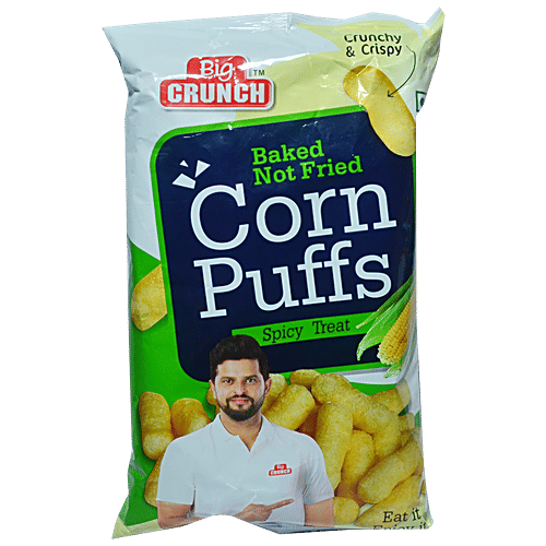 Buy Big Crunch Corn Puffs - Baked, Crispy & Crunchy, Spicy Treat Online ...