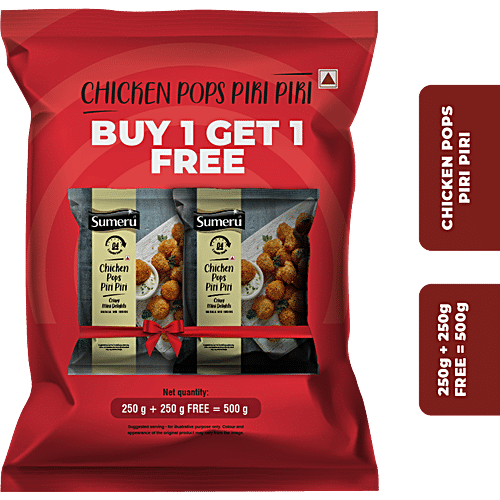 Buy Sumeru Chicken Pops Piri Piri - Crispy Mini Delights Online at Best ...