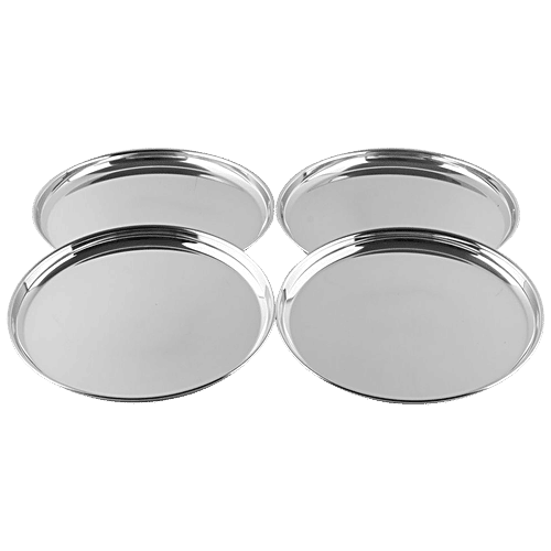 Buy Omega Begi Dinner Plate - 8', Stainless Steel, Dishwasher Safe, 17 ...