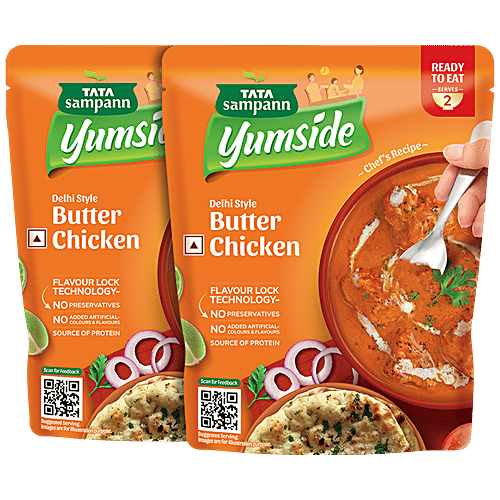 Buy Tata Sampann Yumside Delhi Style Butter Chicken - Source Of Protein ...
