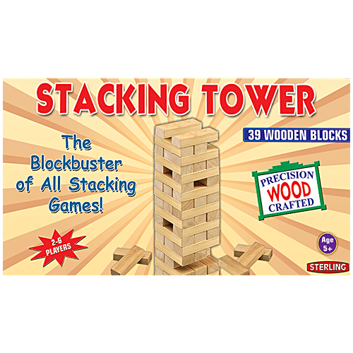 Buy Sterling Board Game - Stacking Tower, 2-5 Players, Suitable For ...