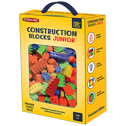 Buy Sterling Construction Blocks - Junior, Suitable For Ages 3 Years ...