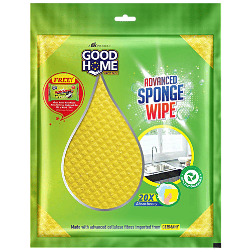 Buy Good Home Advanced Sponge Wipes - 20X Absorbency, Fast Drying ...