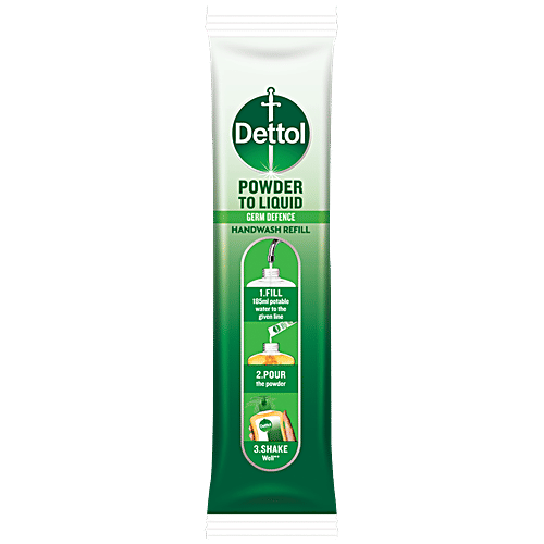 Buy Dettol Powder To Liquid Handwash Refill - Germ Defence Online at ...