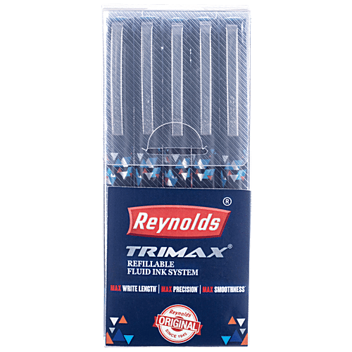 Buy Reynolds Trimax Roller Ball Pen Set - Blue Online at Best Price of ...