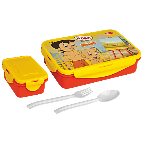Buy Pratap Hyper Lock Chhota Bheem Lunch Box - Lightweight Online at ...