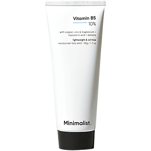 Buy Minimalist Vitamin B5 10% Moisturizer - With Zinc, Copper ...