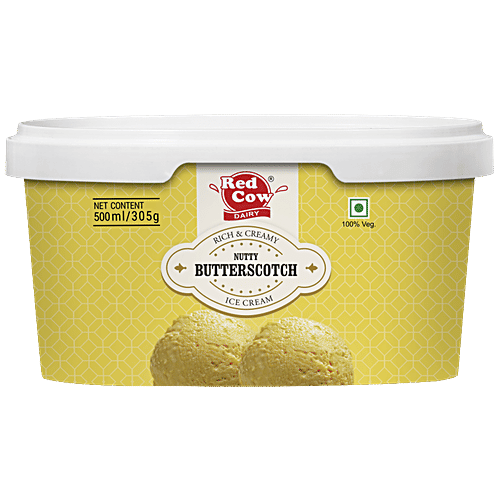 Buy Red Cow Dairy Nutty Butterscotch Ice Cream Online at Best Price of ...