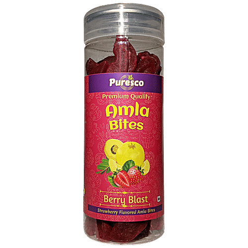 Buy PURESCO Amla Bites - Berry Blast, Strawberry Flavoured, Immunity ...