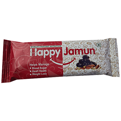 Buy Fitsport Nutrition Happy Jamun Energy Bar - Manages Weight Loss, No ...