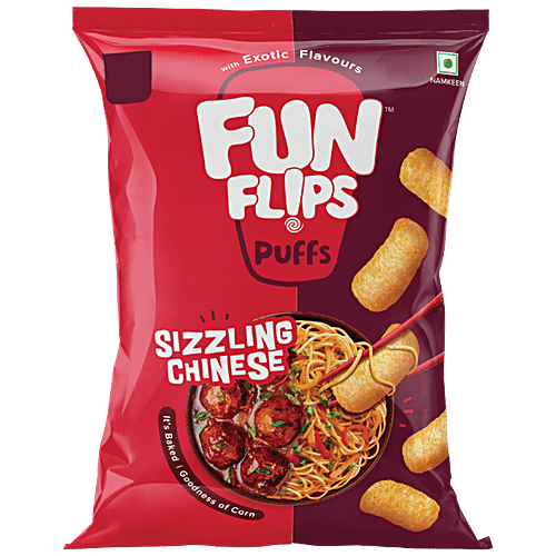Buy Fun Flips Sizzling Chinese Puffs - Baked Online at Best Price of Rs ...