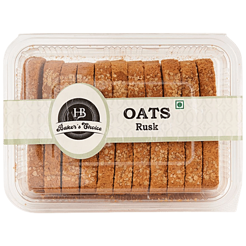 Buy HB Bakers Choice Oats Rusk Online at Best Price of Rs 99.2 - bigbasket