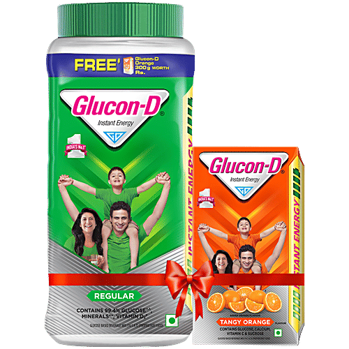 Buy Glucon-D Instant Energy Glucose Powder - Regular Online at Best ...