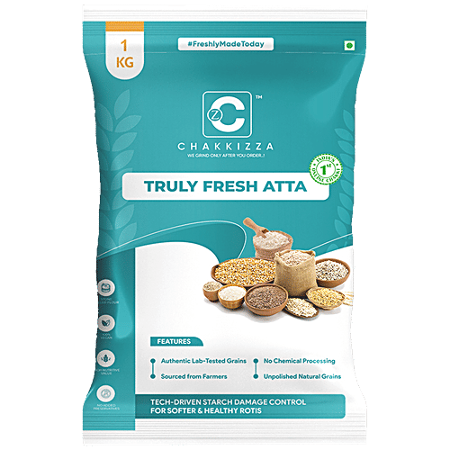 Buy Chakkizza Truly Fresh Super Sharbati Sehore Atta Online at Best ...