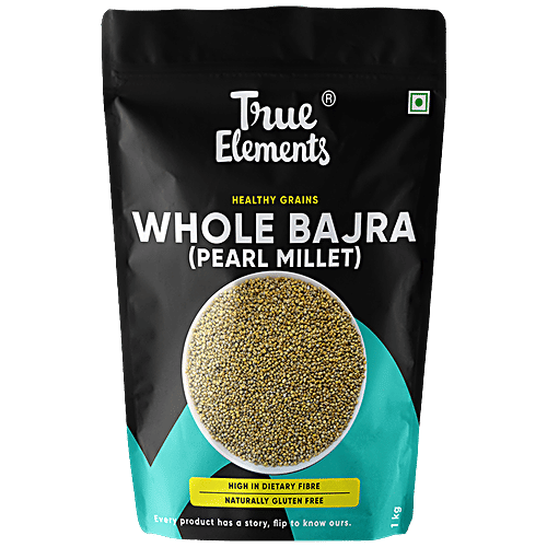 Buy True Elements Pearl Milltet/Whole Bajra - High In Dietary Fibre ...