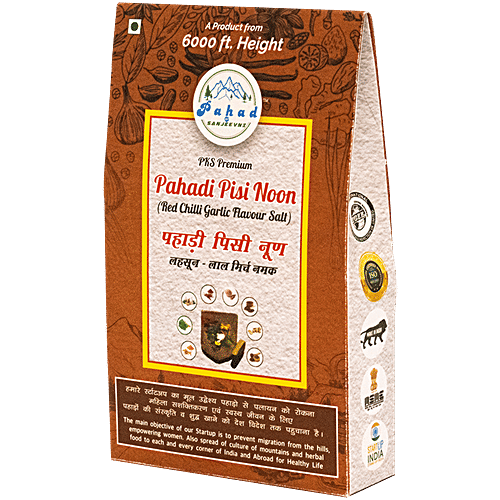 Buy Pahad Ki Sanjeevni Red Chilli Garlic Flavour Salt/Pahadi Pisi Noon ...